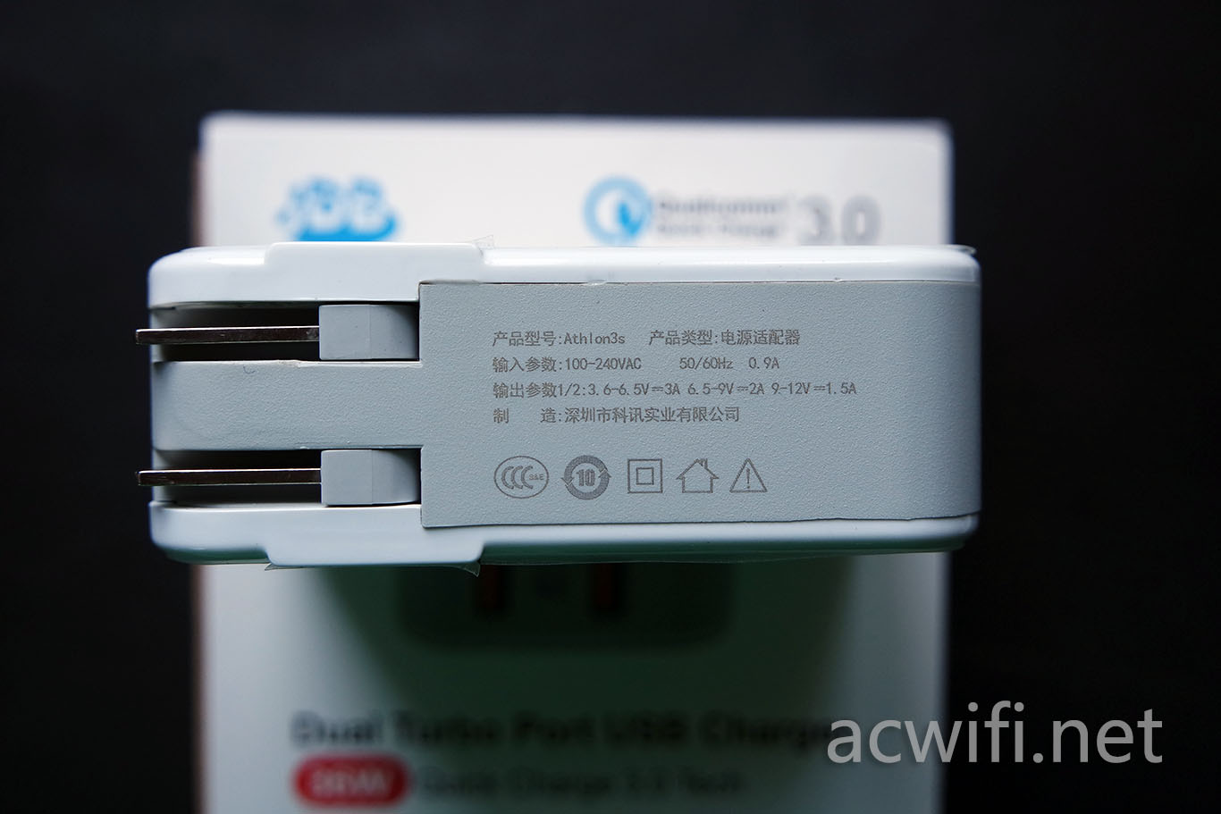 JDB双口QC3.0充电器Athlon 3S开箱拆解评测-路由器交流