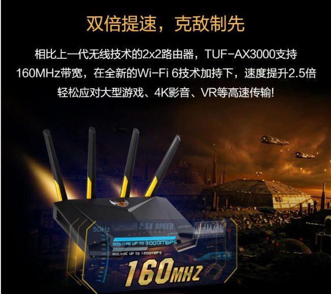 华硕TUF-AX3000无线路由器预售，硬件可能是这样-路由器交流