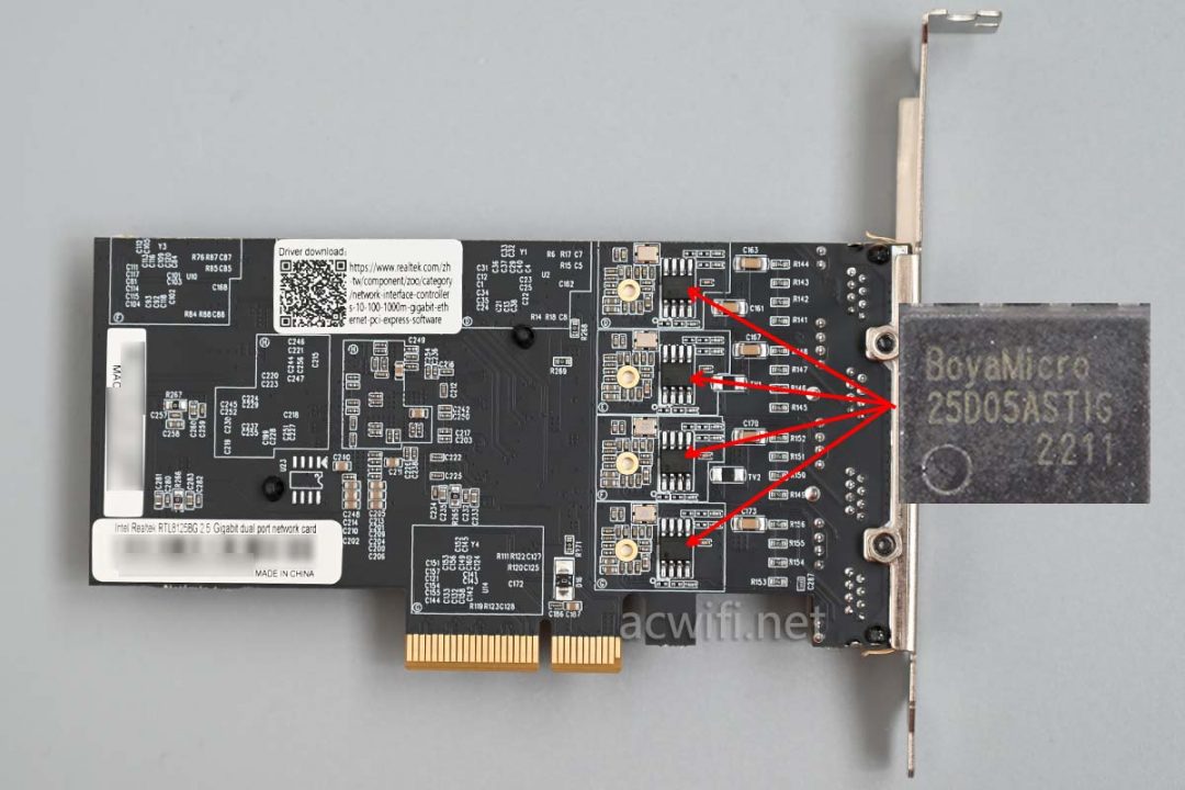 DIEWU 四口2.5G网卡拆解，简单测试四口速度-路由器交流