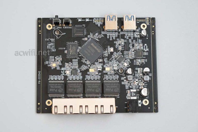 电犀牛R68s双2.5G四网口软路由拆机和小包性能测试-路由器交流