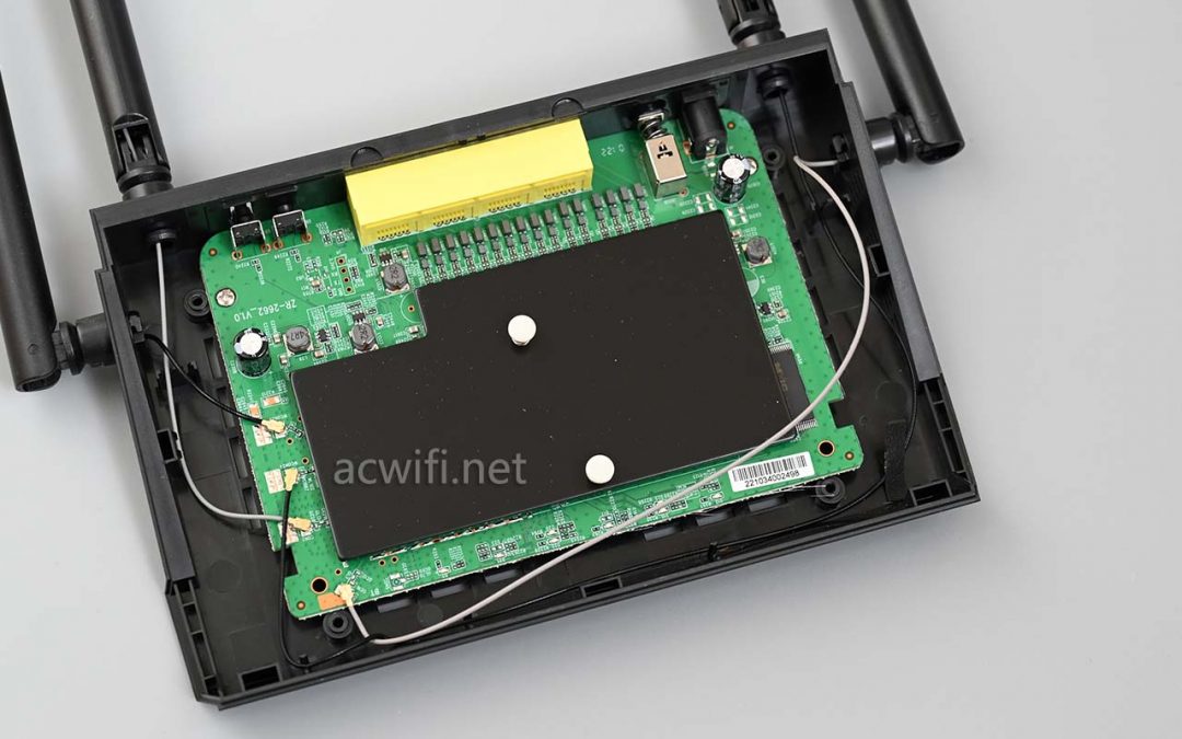 兆能ZN-AX1800Pro拆机 黑色版-路由器交流