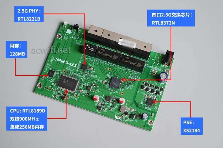 TP-LINK TL-R5005P-AC 拆机 五个2.5G口AC一体机-路由器交流