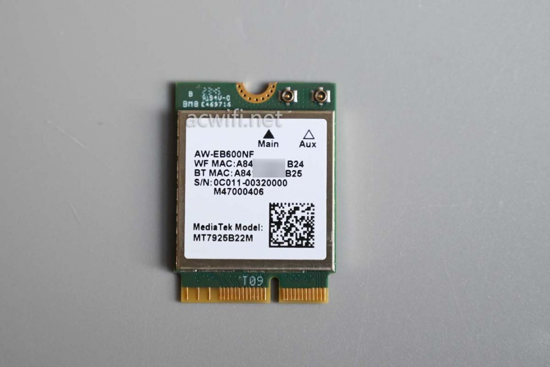 收了张MT7925无线网卡 支持者4096-QAM 但MLO不叠加-路由器交流