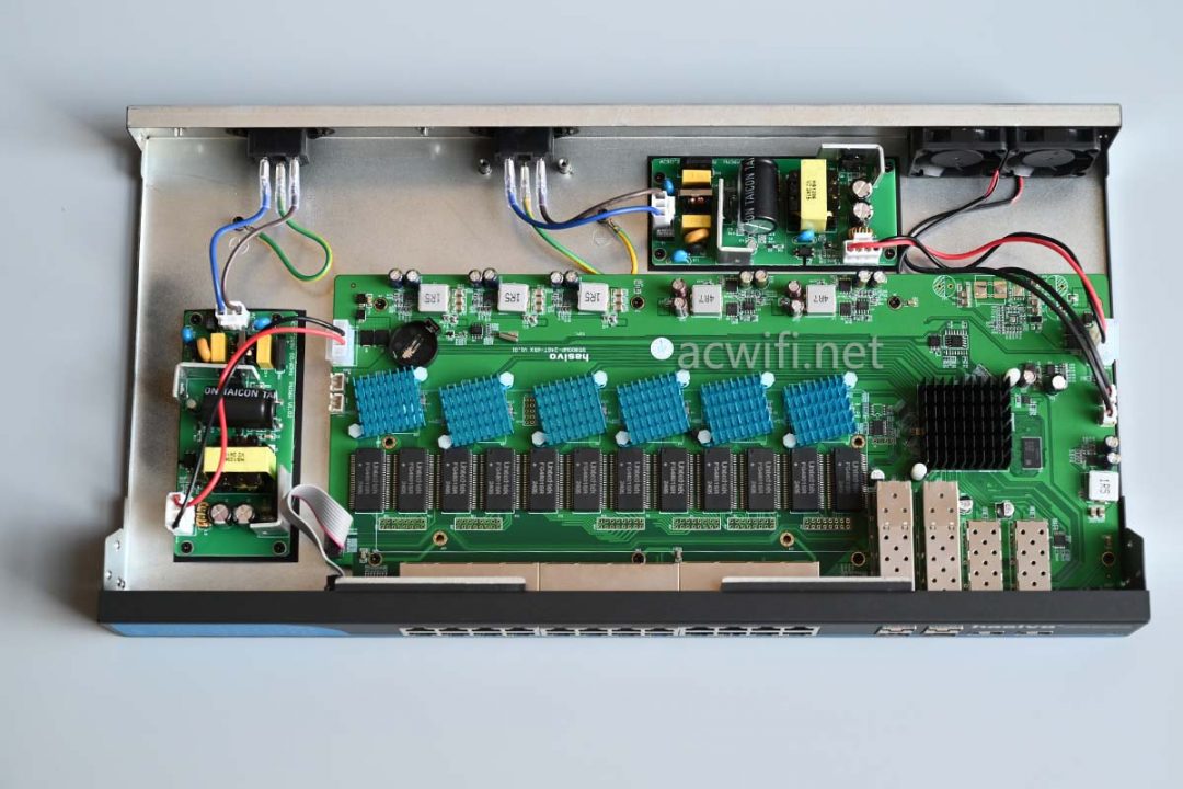 hasivo S5800W-24GT-6SX-SE 网管交换机拆机 24个2.5G口+6个万兆-路由器交流