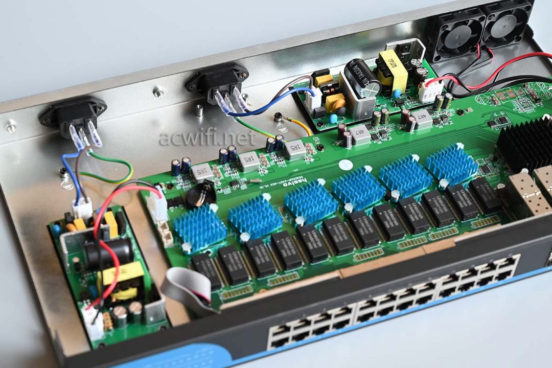 hasivo S5800W-24GT-6SX-SE 网管交换机拆机 24个2.5G口+6个万兆-路由器交流